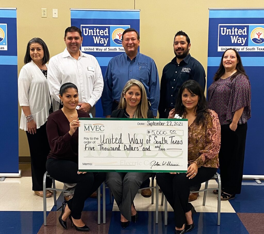 United Way of South Texas Awarded a $5,000 donation from Magic Valley ...